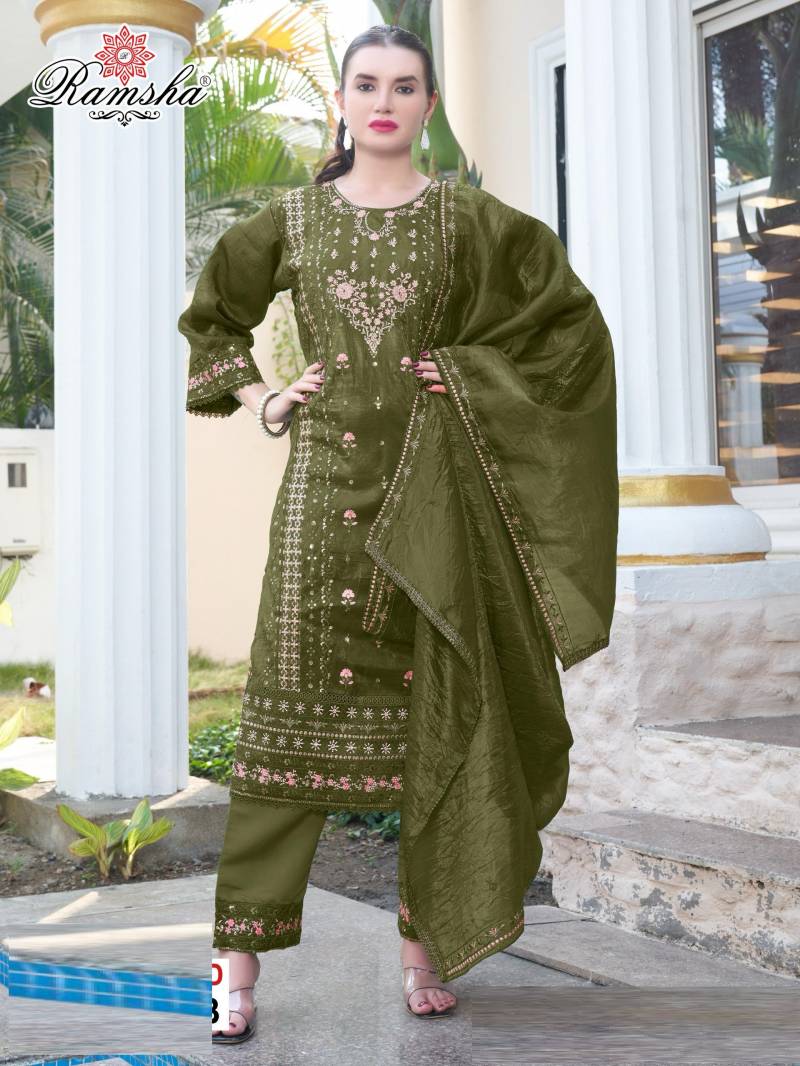 Ramsha R 1253 Nx Ready Made Pakistani Suits Collection