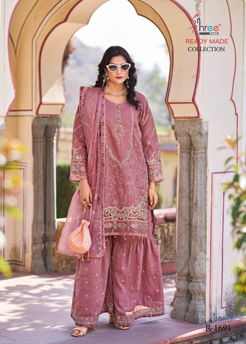 Shree R 1691 Pakistani Ready Made Salwar Suit Collection