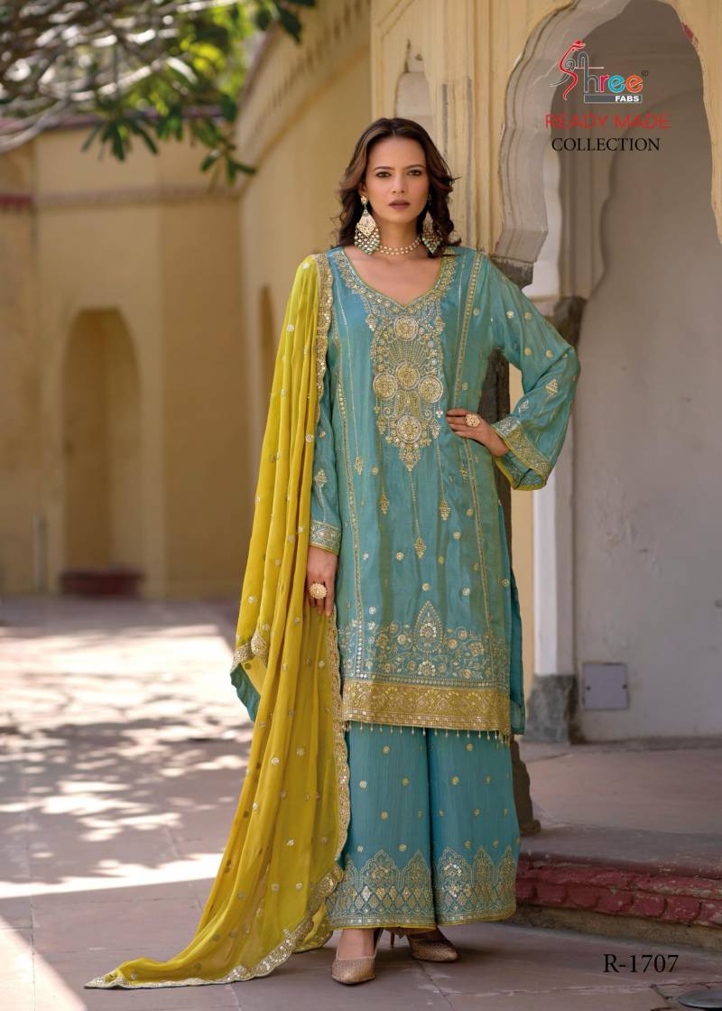 Shree R 1707 Viscose Pakistani Ready Made Salwar Suits