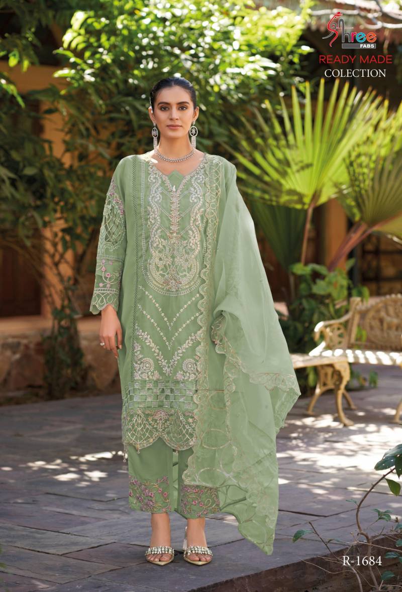 Shree R 1684 Pakistani Ready Made Salwar Suits Collection