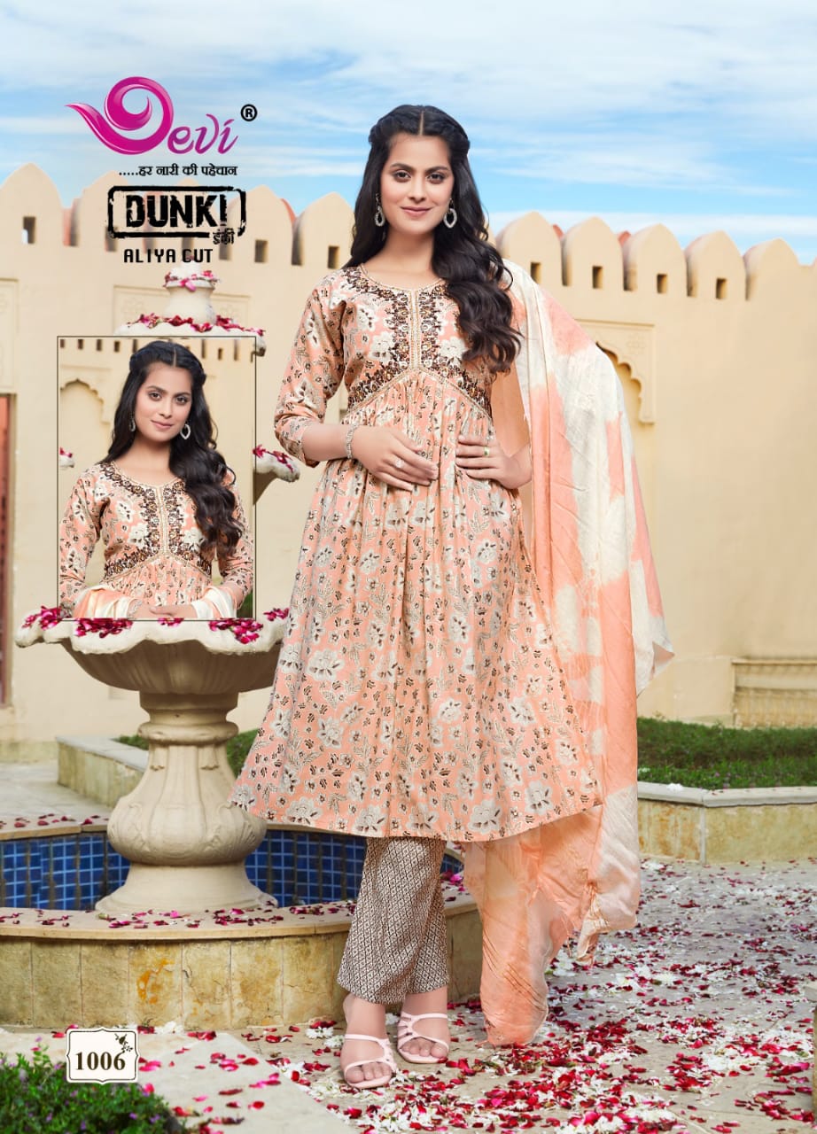 Devi Dunki Vol 1 Aila Cut Ready Made Dress Collection