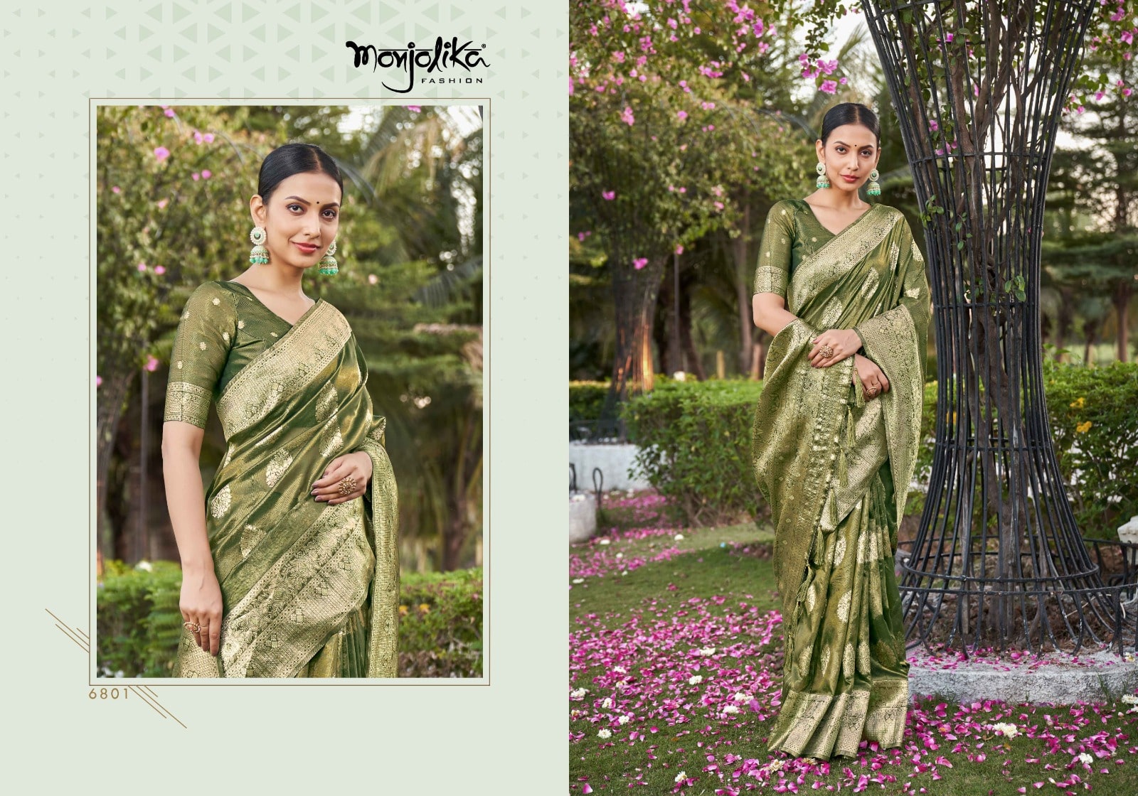 Monjolika Maheen Silk Saree Collection