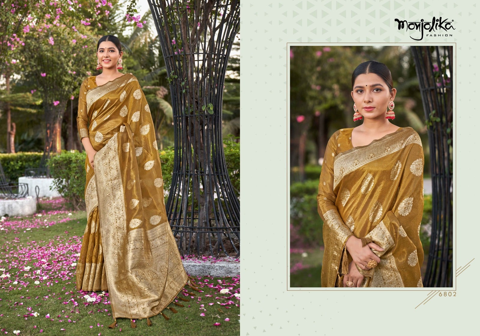 Monjolika Maheen Silk Saree Collection