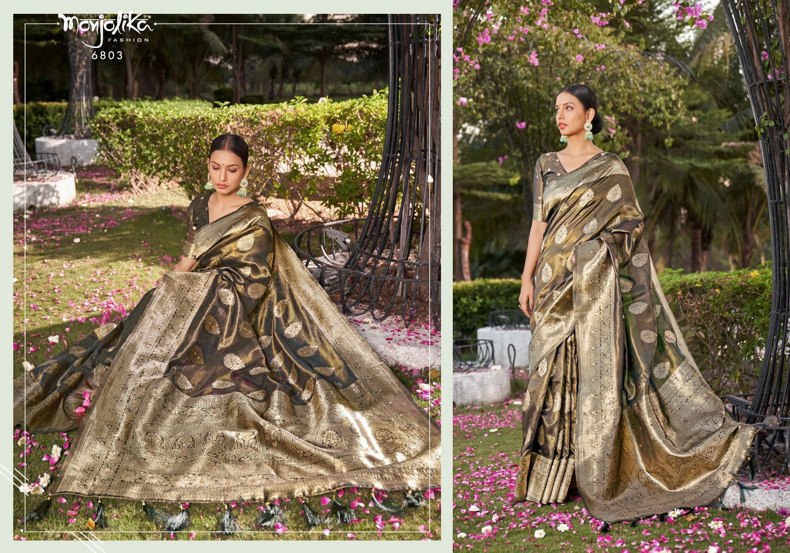 Monjolika Maheen Silk Saree Collection