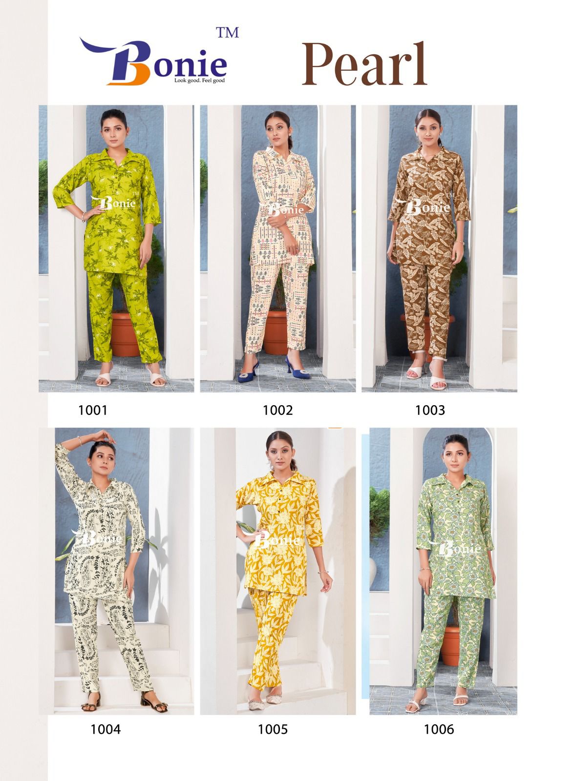 Bonie Pearl Rayon Stylish Co Ord Set Collection