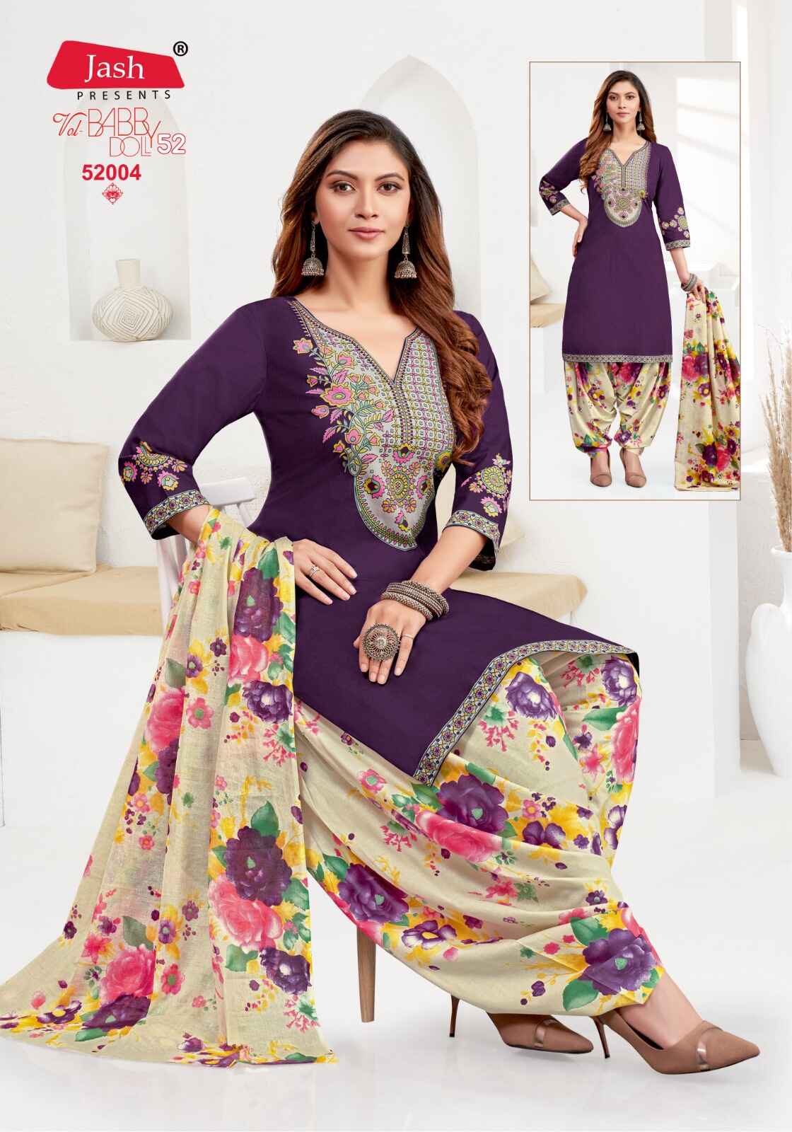 Jash Baby Doll Vol 52 Patiyala Dress Material Collection