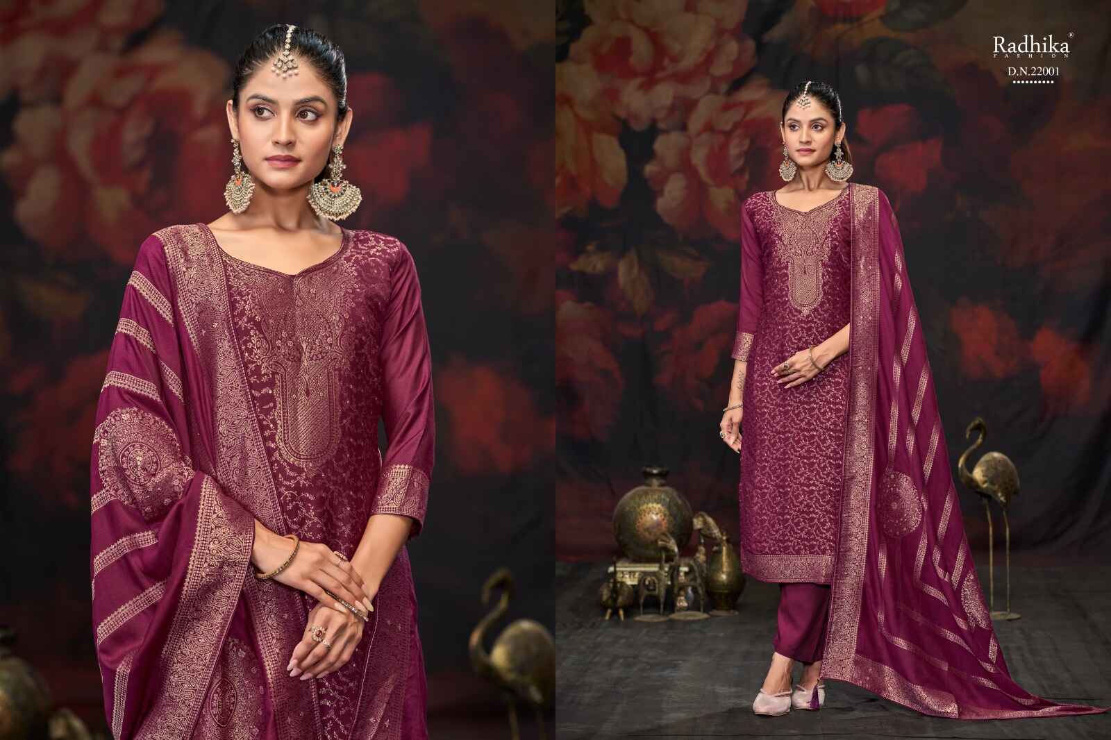 Radhika Sumyra Muskan Pashmina Dress Material