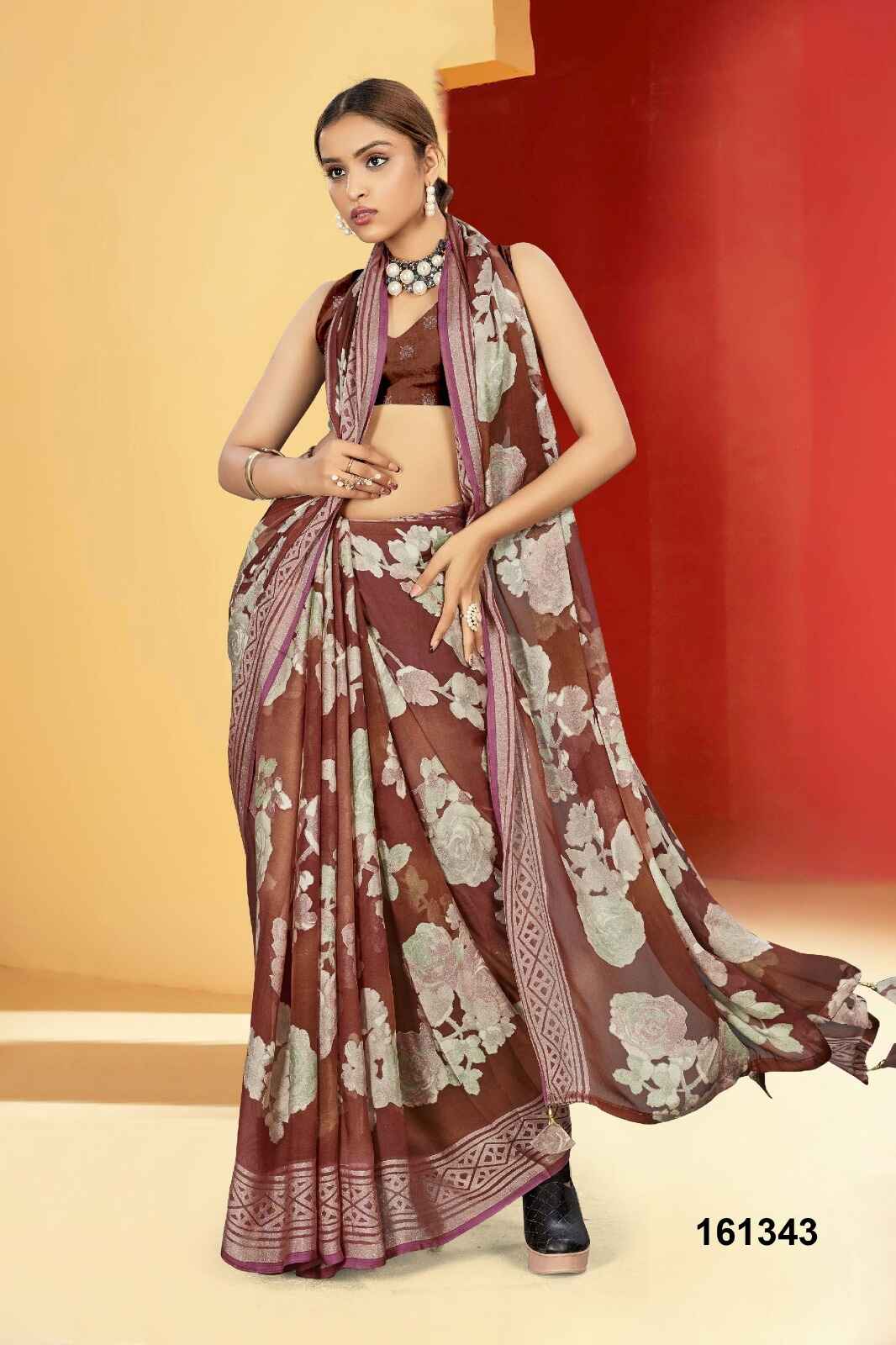 Vallabhi Inaaya Vol 13 Printed Saree Collection