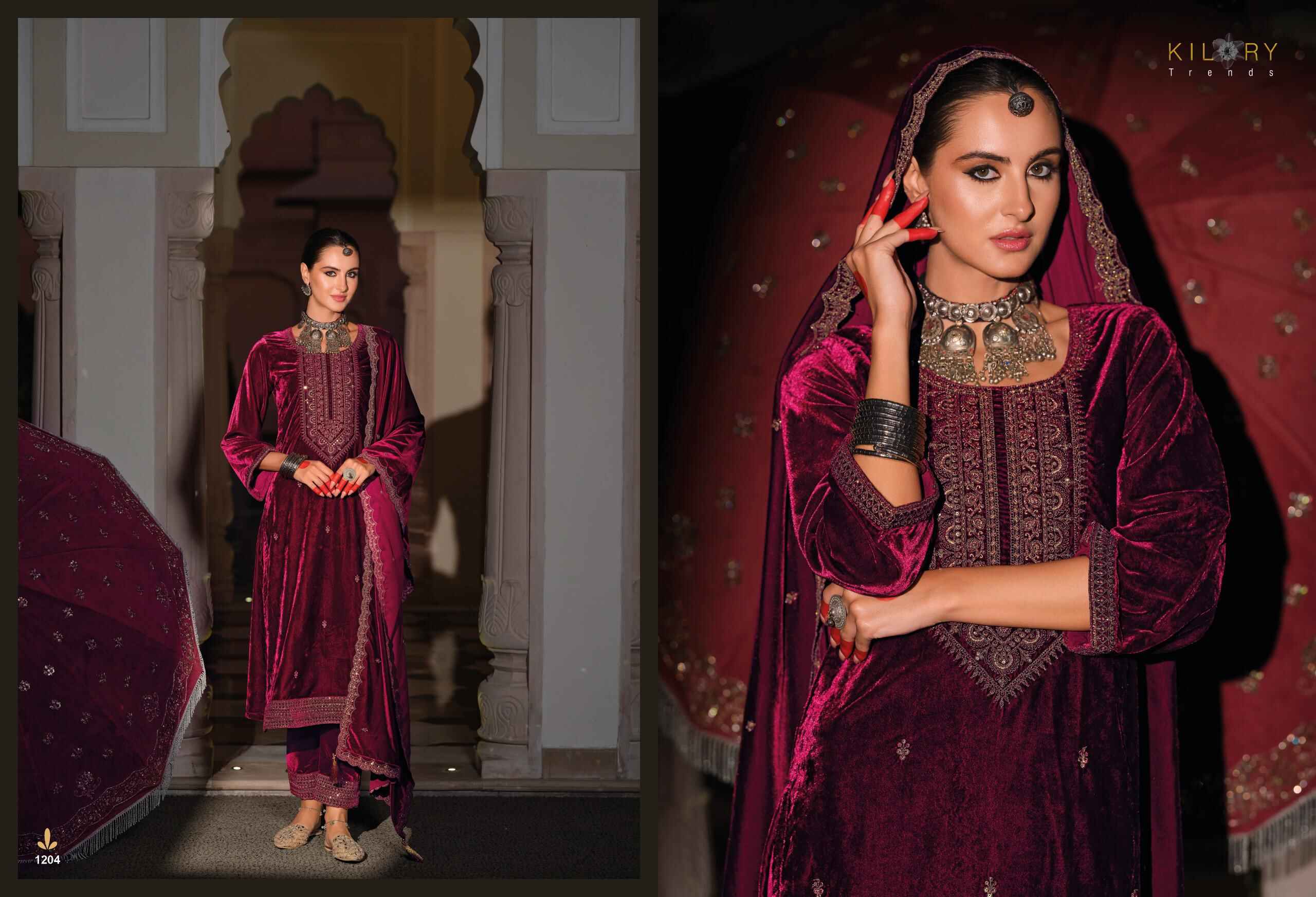 Kilory Rasm Velvet Designer Salwar Kameez Collection