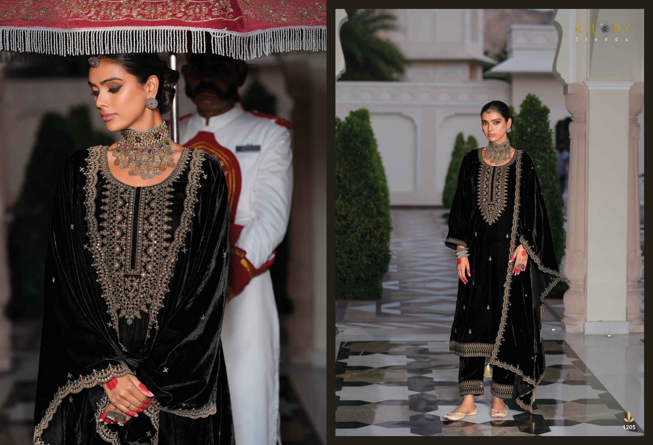 Kilory Rasm Velvet Designer Salwar Kameez Collection