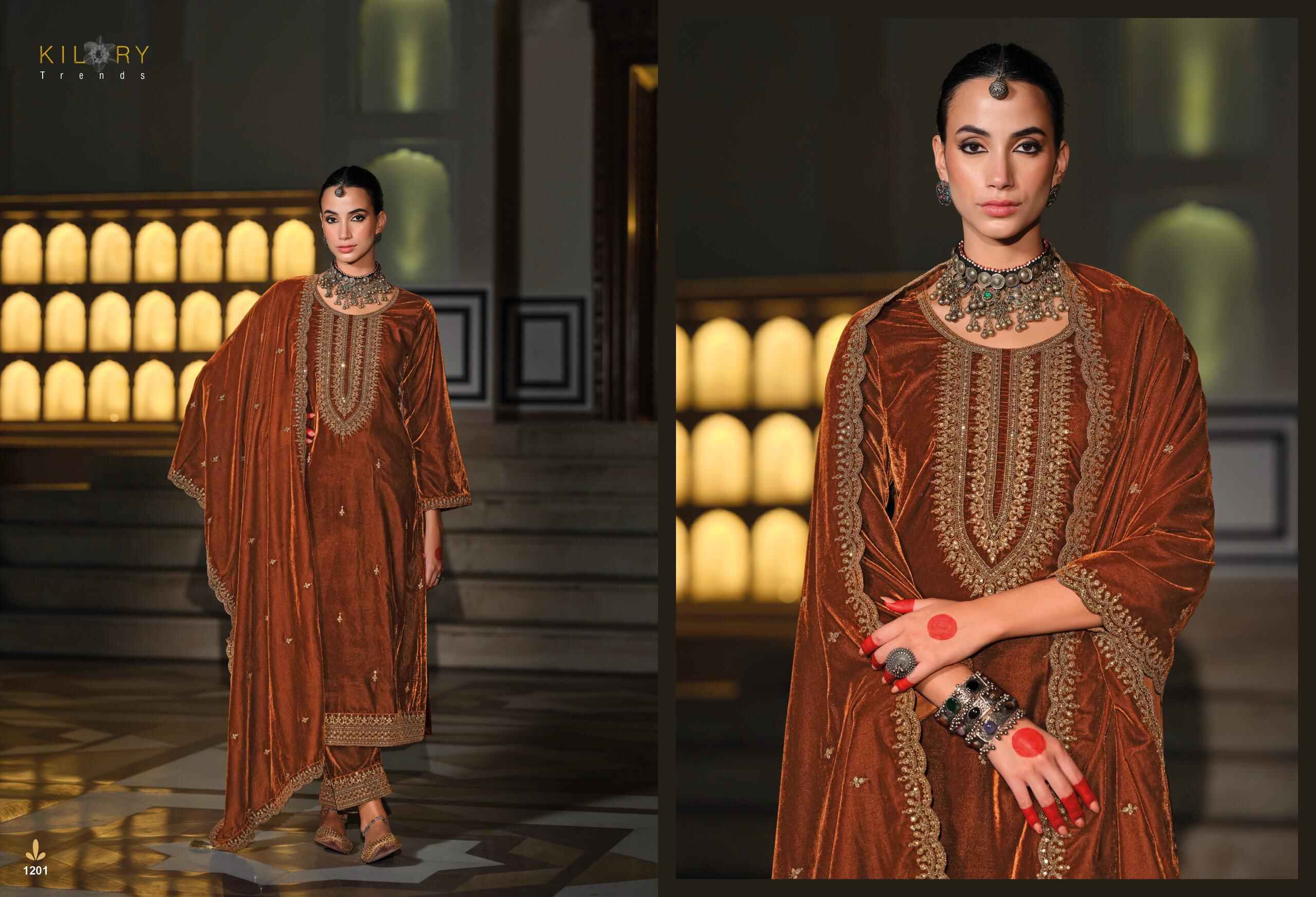Kilory Rasm Velvet Designer Salwar Kameez Collection