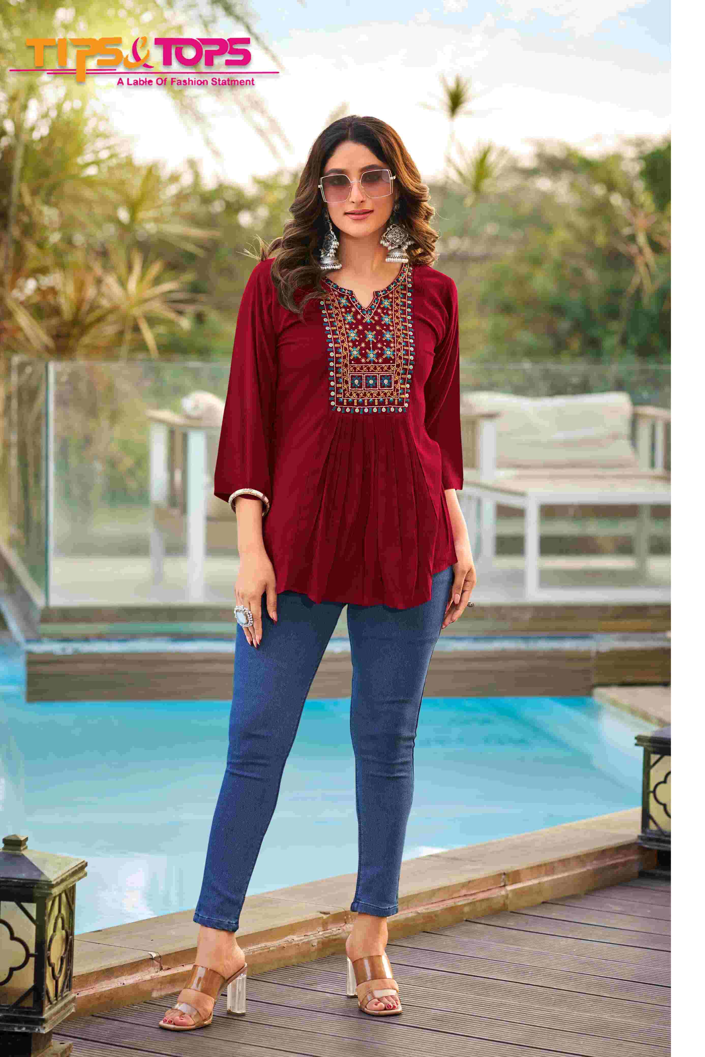 Tips And Tops Sana Vol 4 Wrinkle Fancy Tops Collection