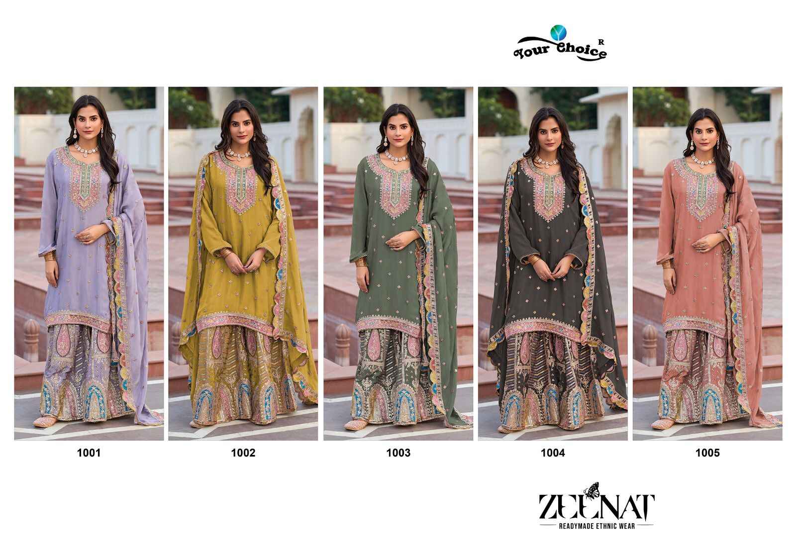 Your Choice Zeenat Chinon Salwar Kameez Collection