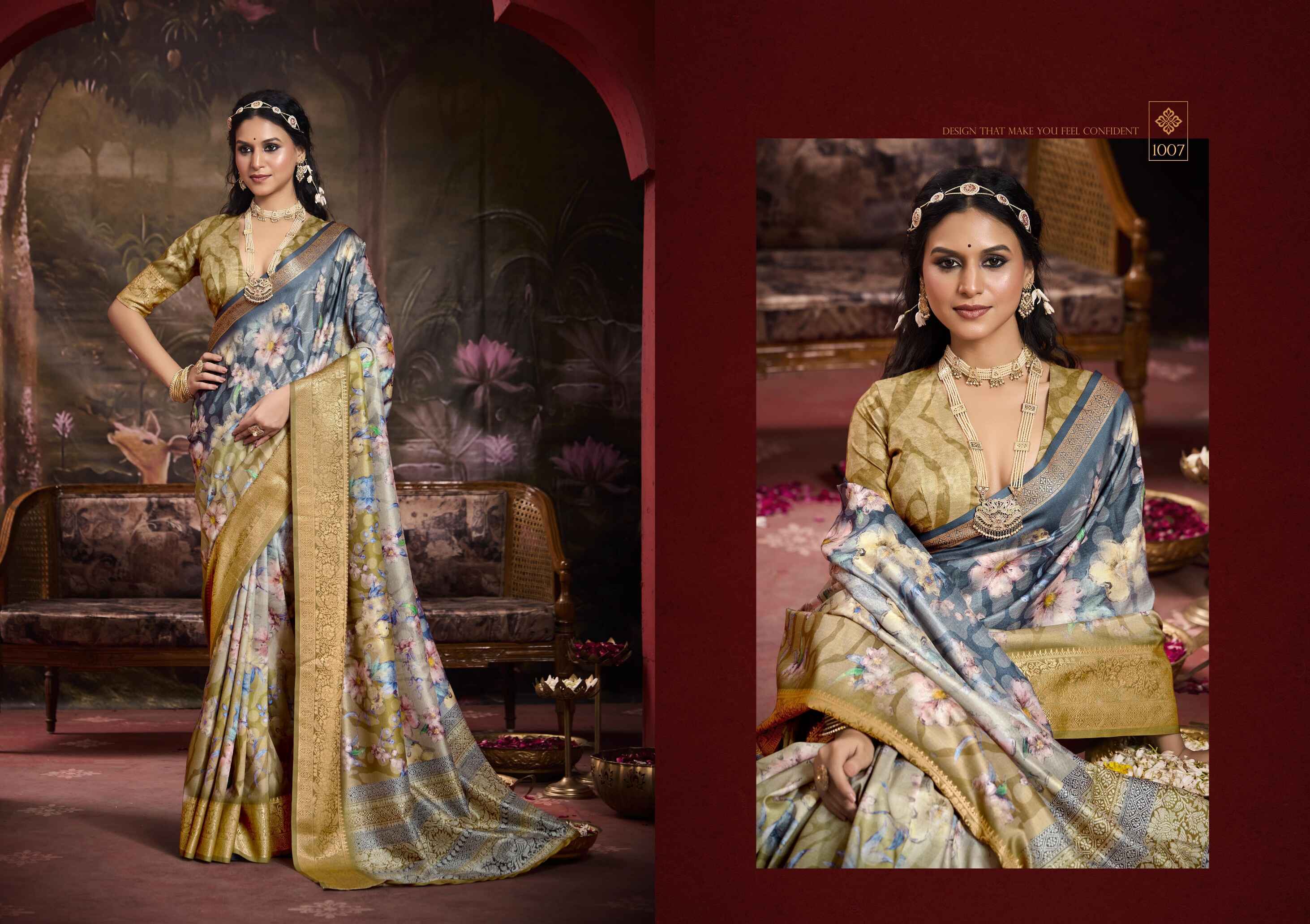 Shubh Streeva Silk Printed Saree Collection