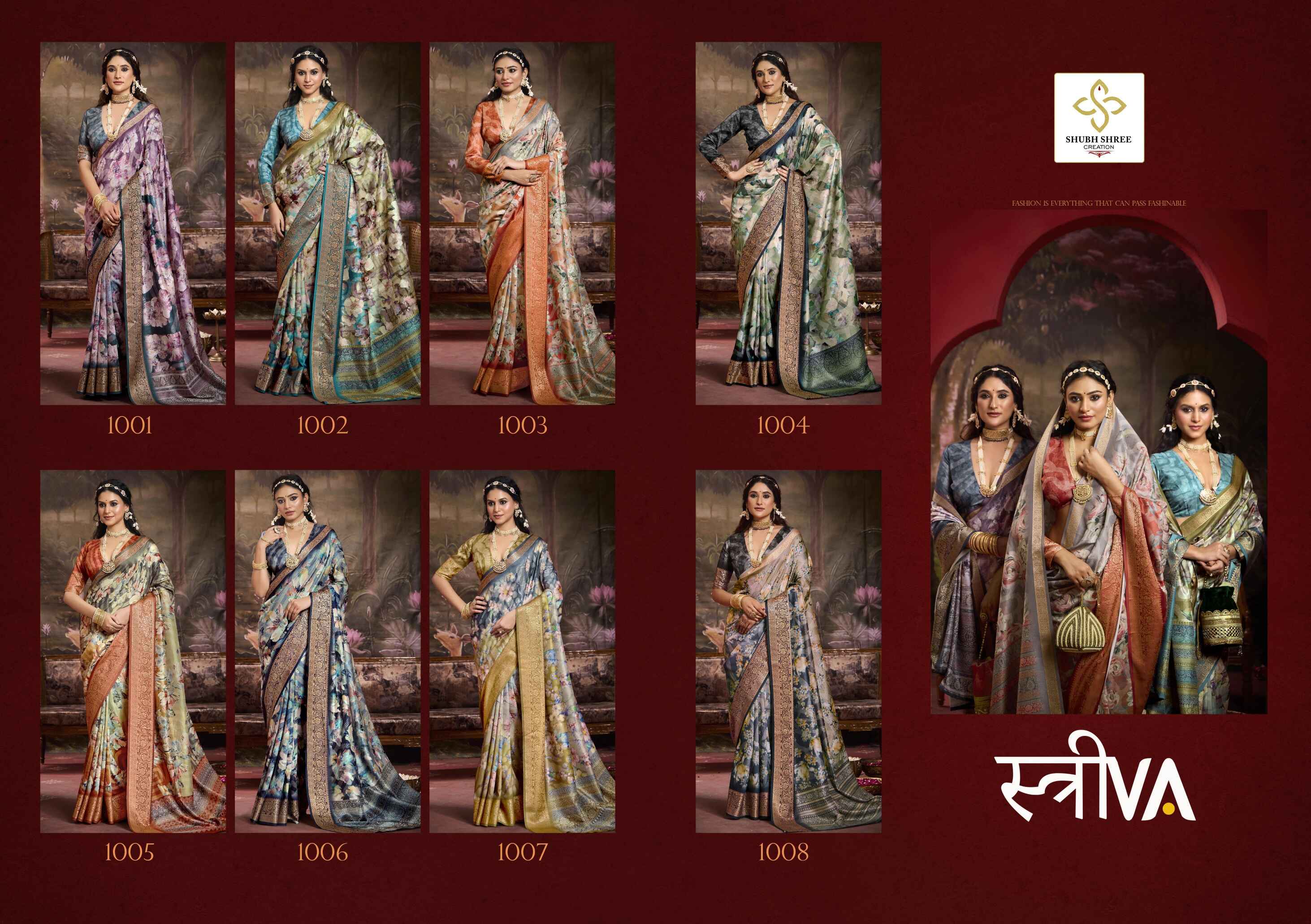 Shubh Streeva Silk Printed Saree Collection