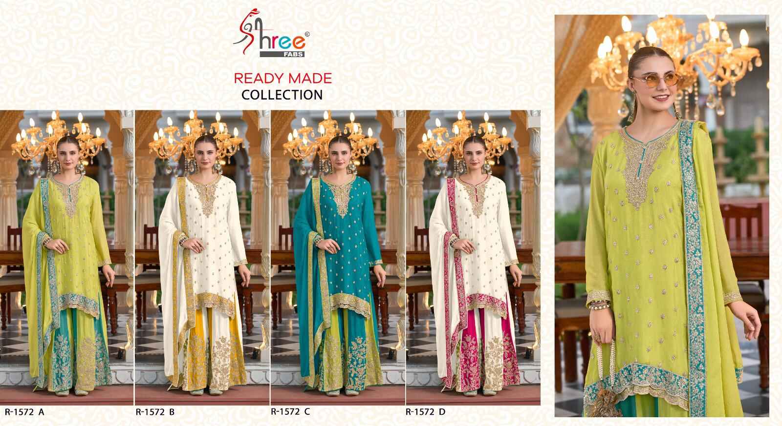 Shree R 1572 Pakistani Ready Made Salwar Suits Collection