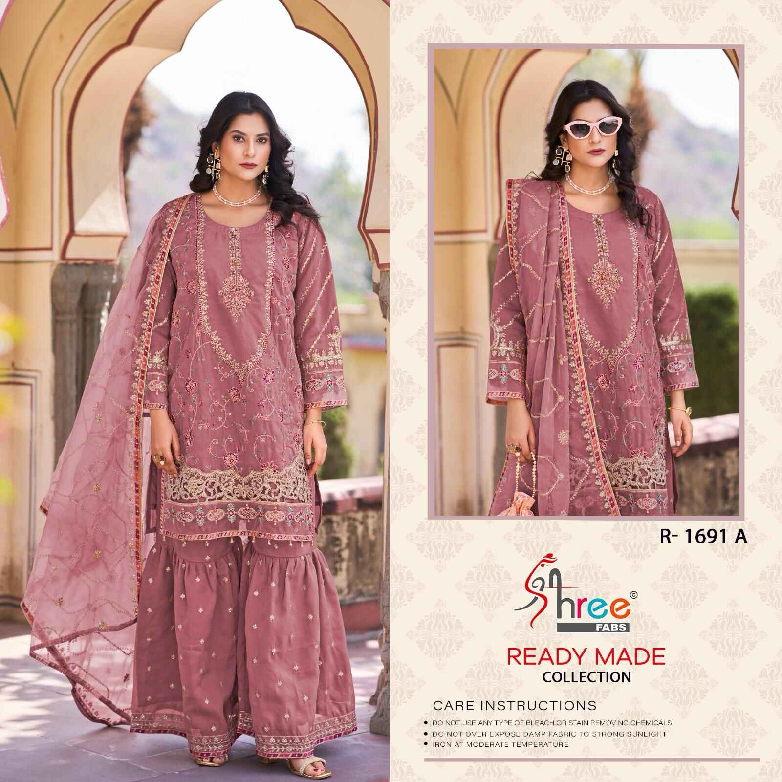 Shree R 1691 Pakistani Ready Made Salwar Suit Collection