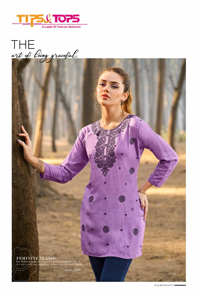 Tips And Tops Colors Vol 5 Stylish Western Top Collection